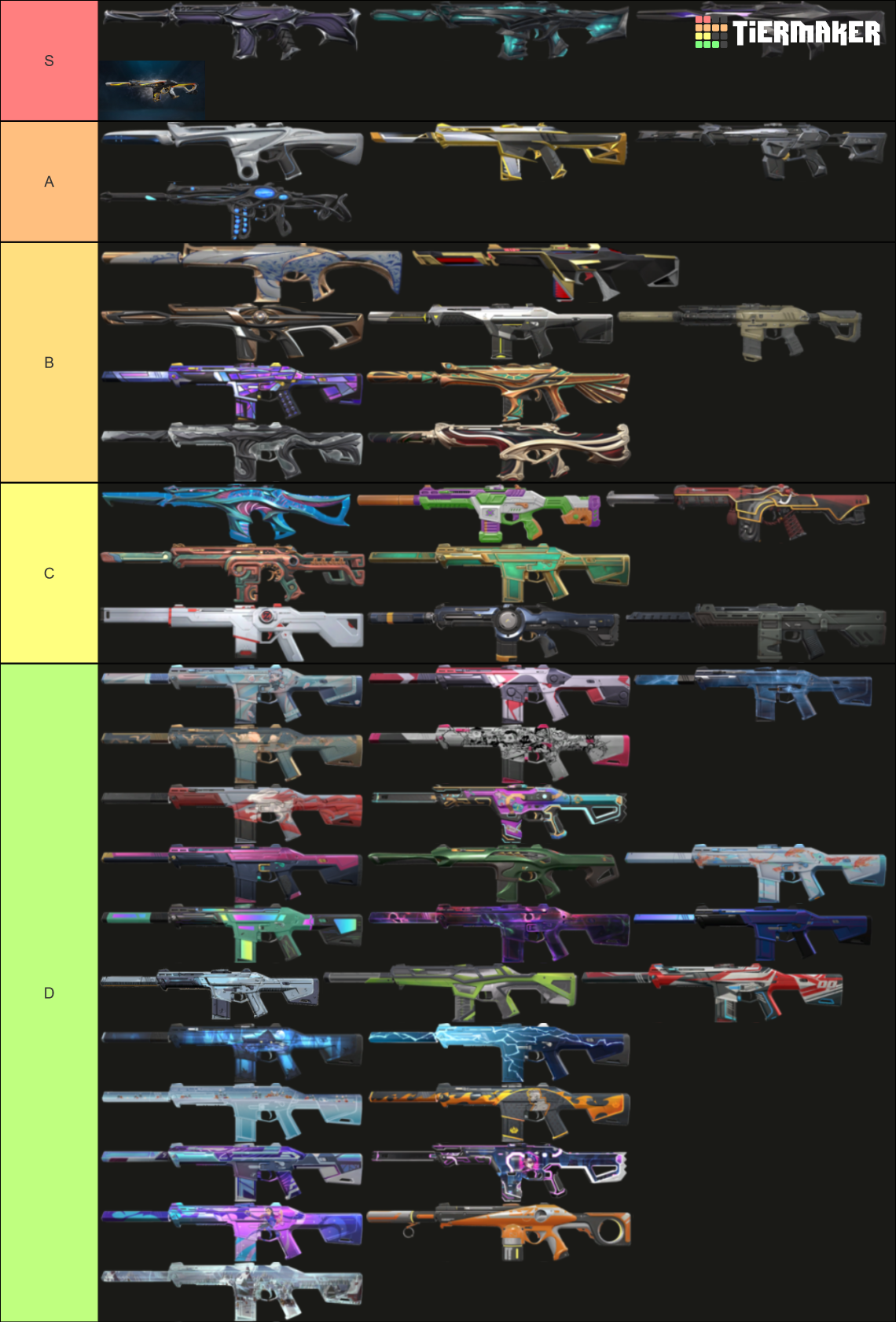 Valorant Phantom Skins (August 2024) Tier List (Community Rankings ...