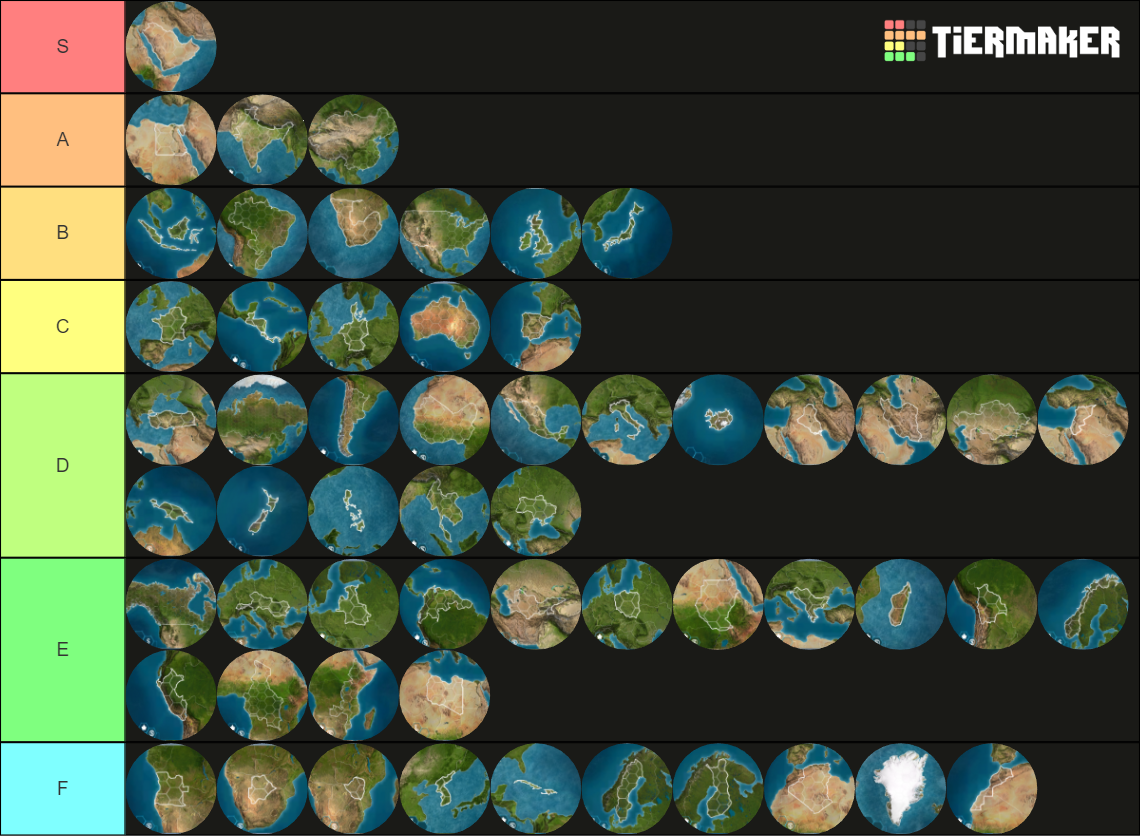 Rank the plague inc countries Tier List (Community Rankings) - TierMaker