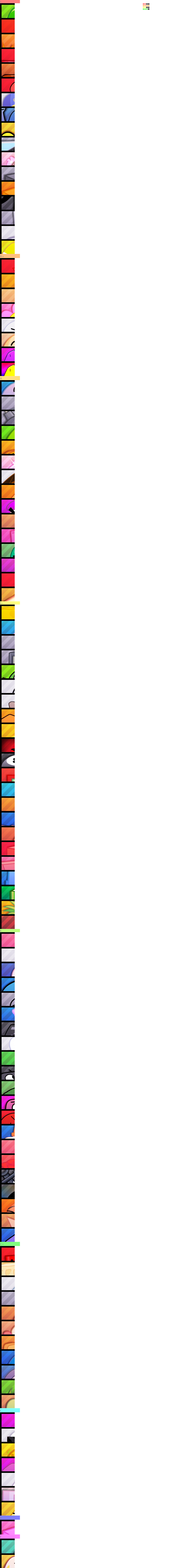 BFDI (800+ characters and new icons) Tier List (Community Rankings ...