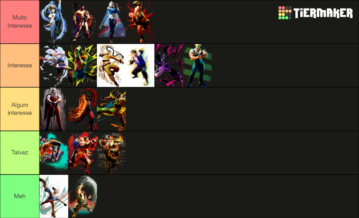 Street Fighter 6 Characters (Base Roster) Tier List (Community Rankings ...