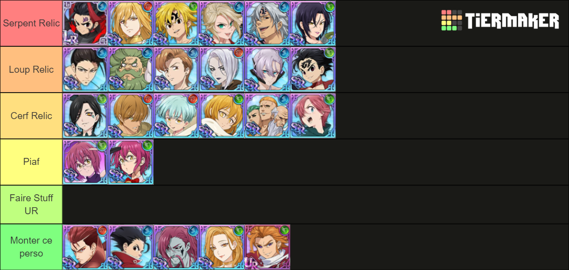 7DS (DECEMBER 2025) - 7DSGC Tier List (Community Rankings) - TierMaker