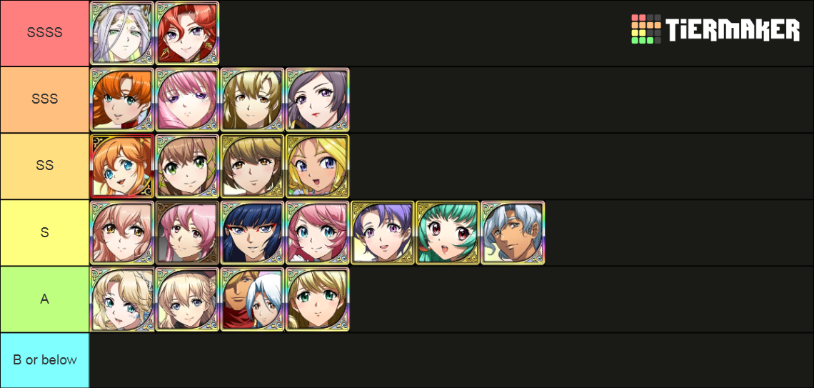 Langrisser Mobile unit ranking Tier List (Community Rankings) - TierMaker