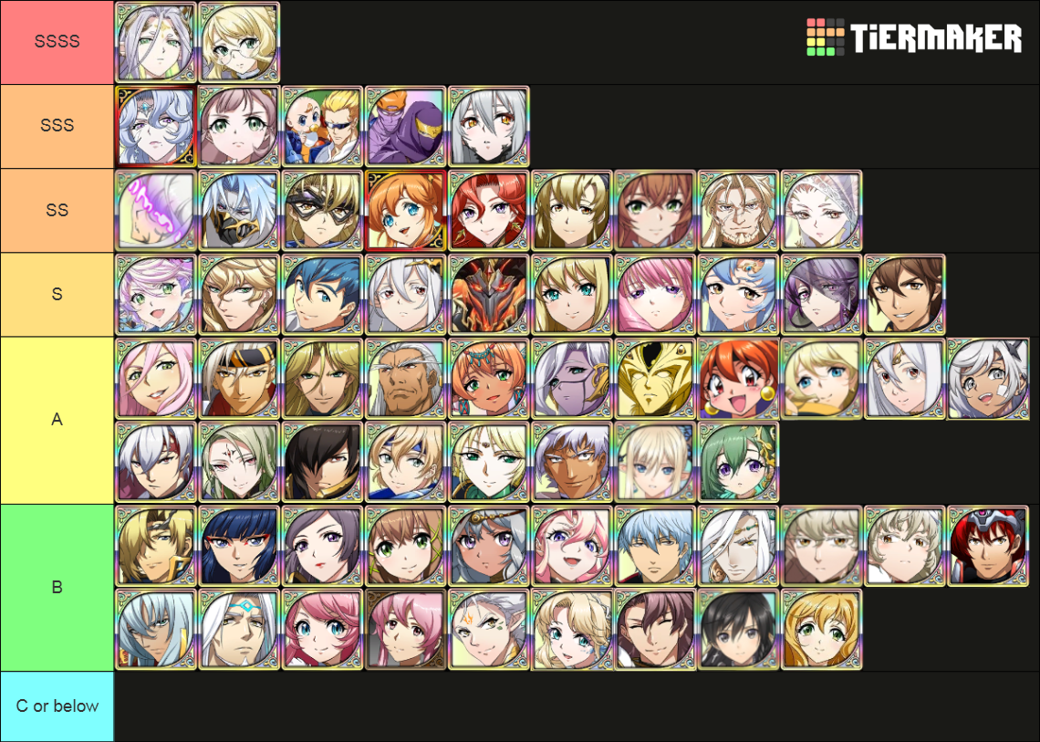 Langrisser Mobile unit ranking Tier List (Community Rankings) - TierMaker