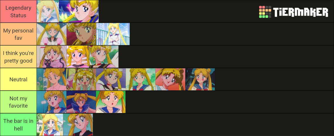 Sailor Moon Art Styles Tier List (Community Rankings) - TierMaker
