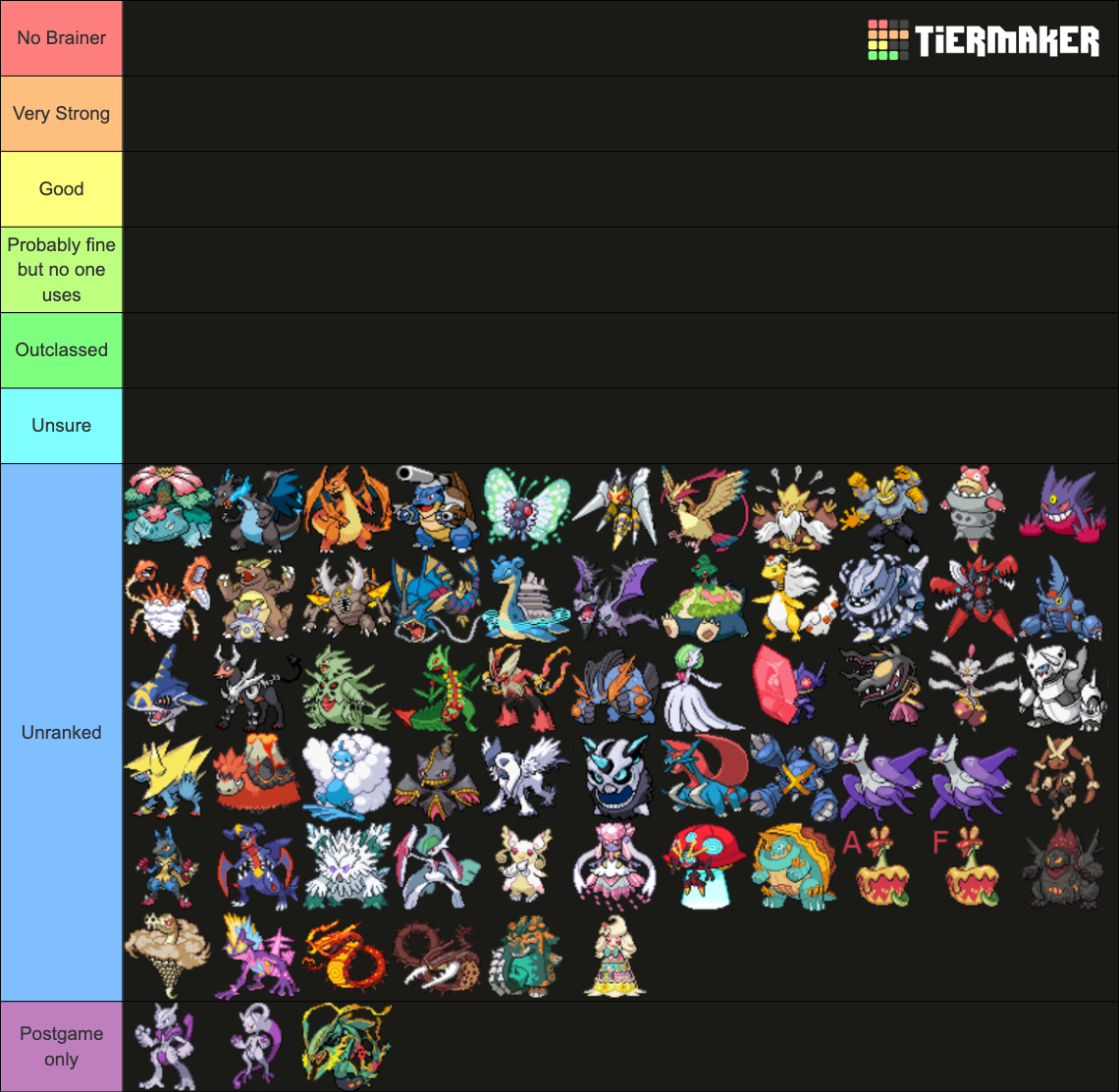 Pokemon Radical Red 4.0 Tier List (Community Rankings) - TierMaker