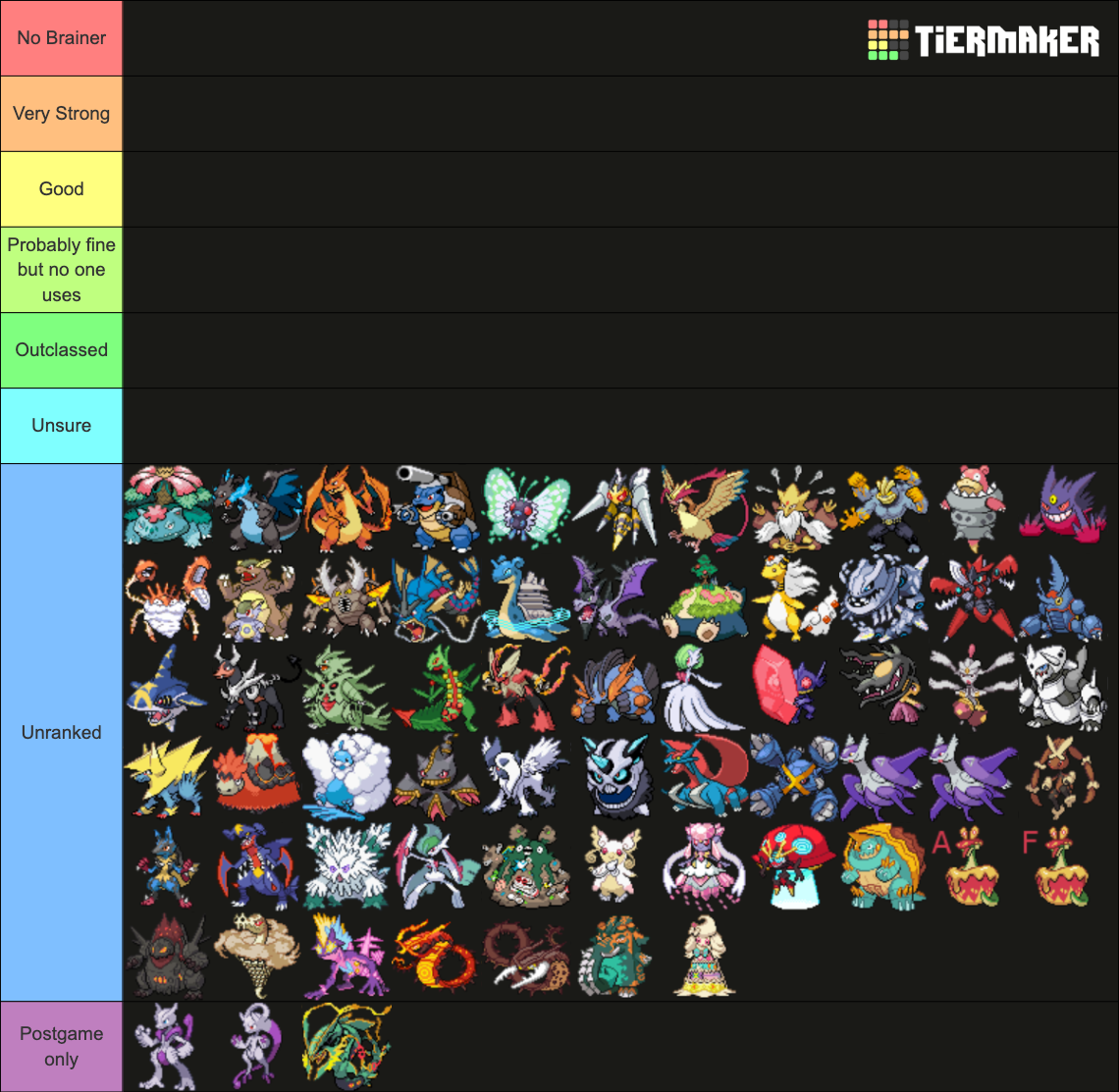 Pokemon Radical Red 4.0 Tier List (Community Rankings) - TierMaker