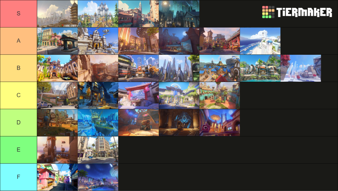 Overwatch 2 All Maps Tier List (Community Rankings) - TierMaker