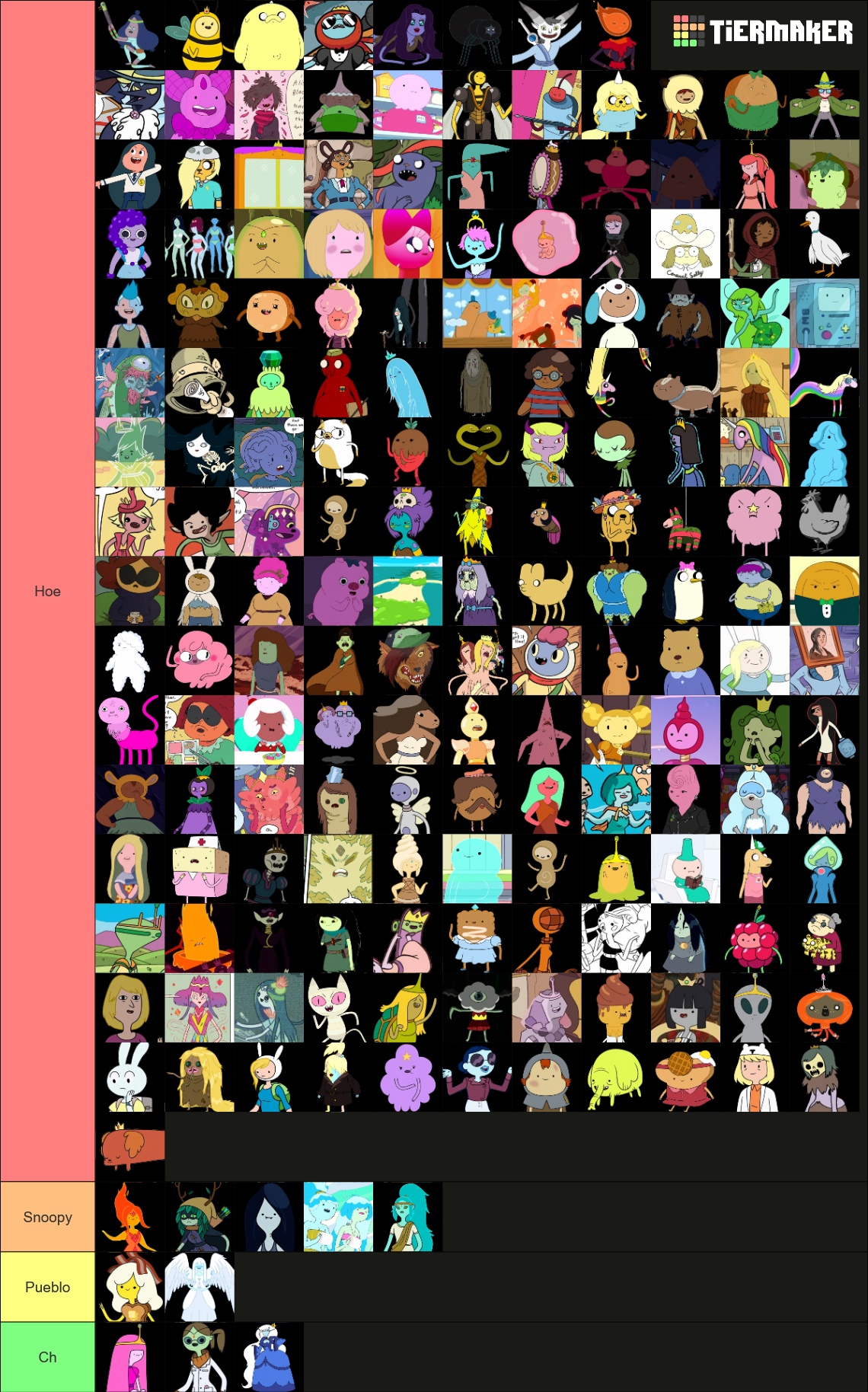 Every Adventure Time Female Character Tier List (Community Rankings ...