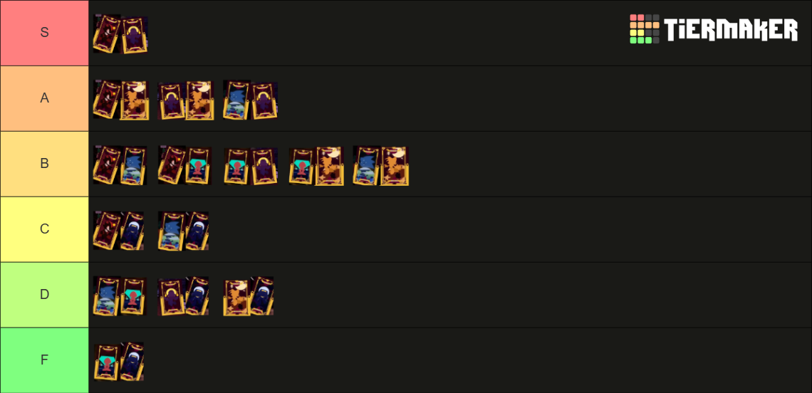 Outcome Memories Amy Tarot Card Combinations Tier List (Community ...