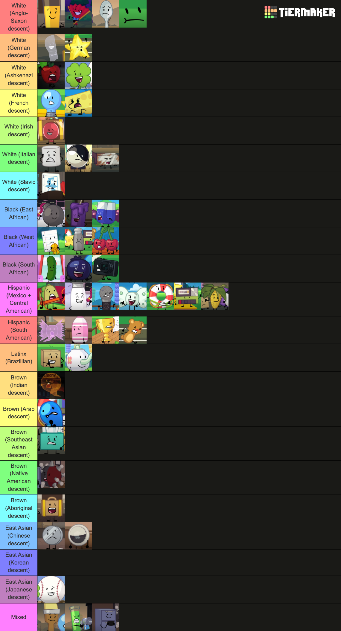 Inanimate Insanity Season 4 TIER LIST Tier List (Community Rankings) - TierMaker