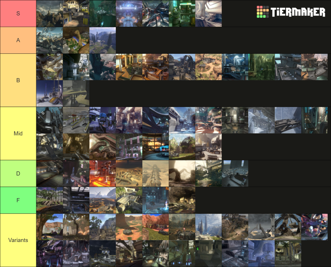 (FPS) All Halo Multiplayer Maps Tier List (Community Rankings) - TierMaker