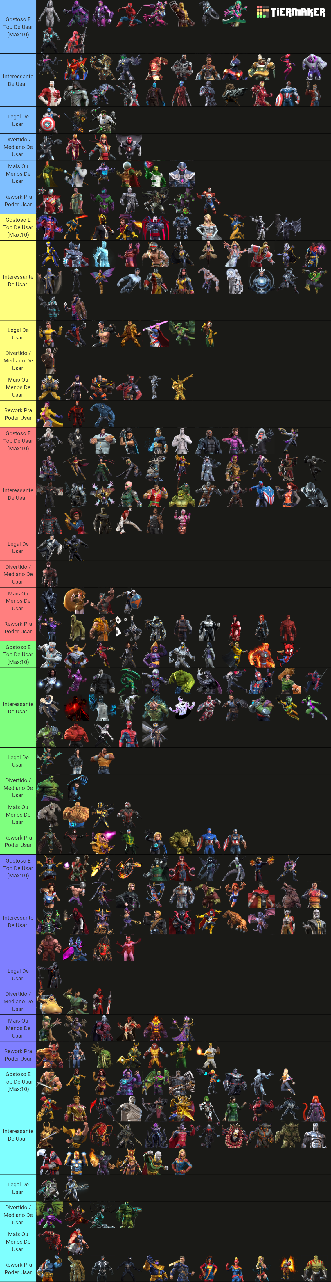 MCOC - Champions (June 2026) Tier List (Community Rankings) - TierMaker