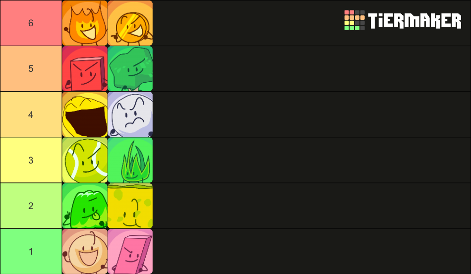 BestHyphen's BFB/TPOT Icons Tier List (Community Rankings) - TierMaker