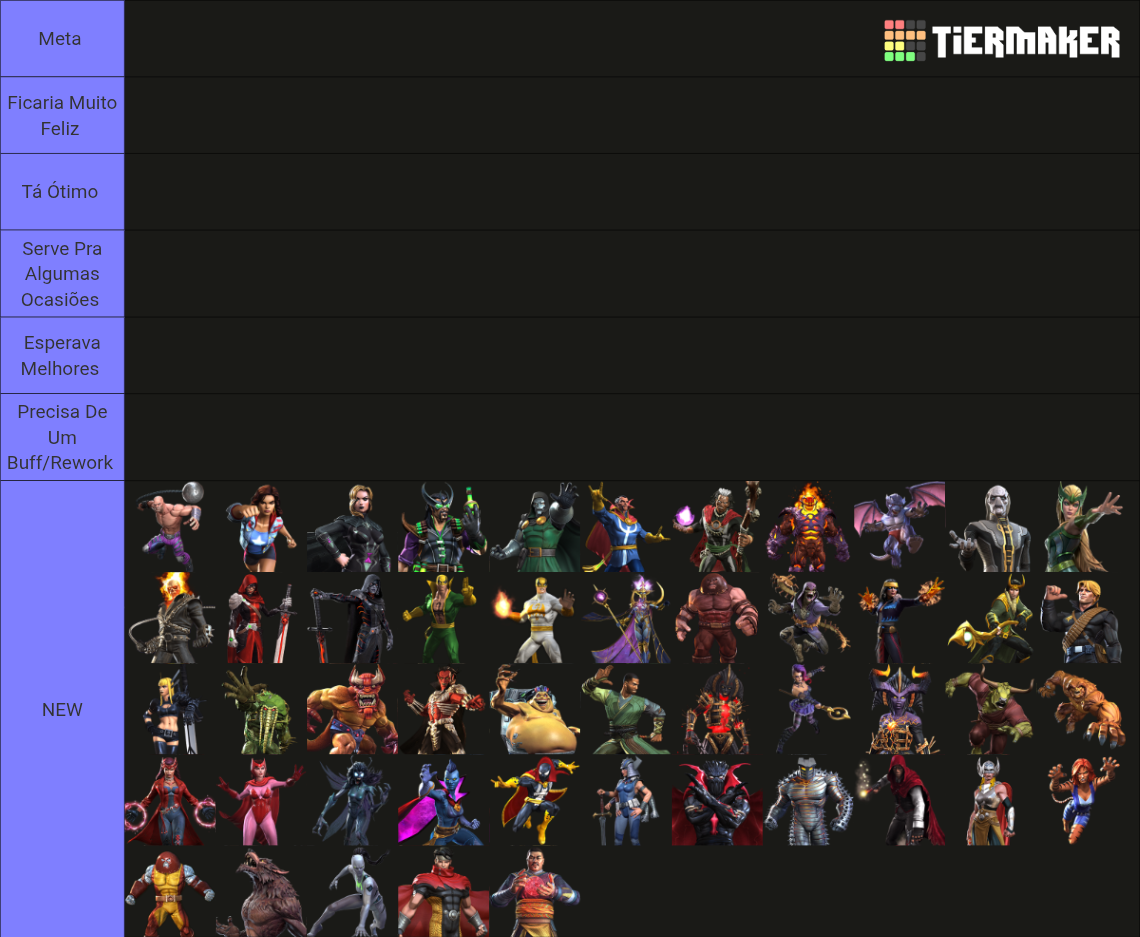 MCOC - Champions (August 2025) Tier List (Community Rankings) - TierMaker