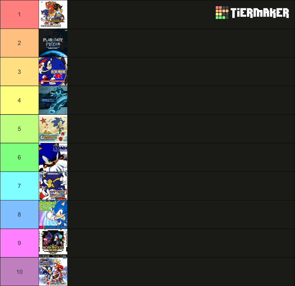 Sonic the Hedgehog Soundtrack (by 2025) Tier List (Community Rankings ...