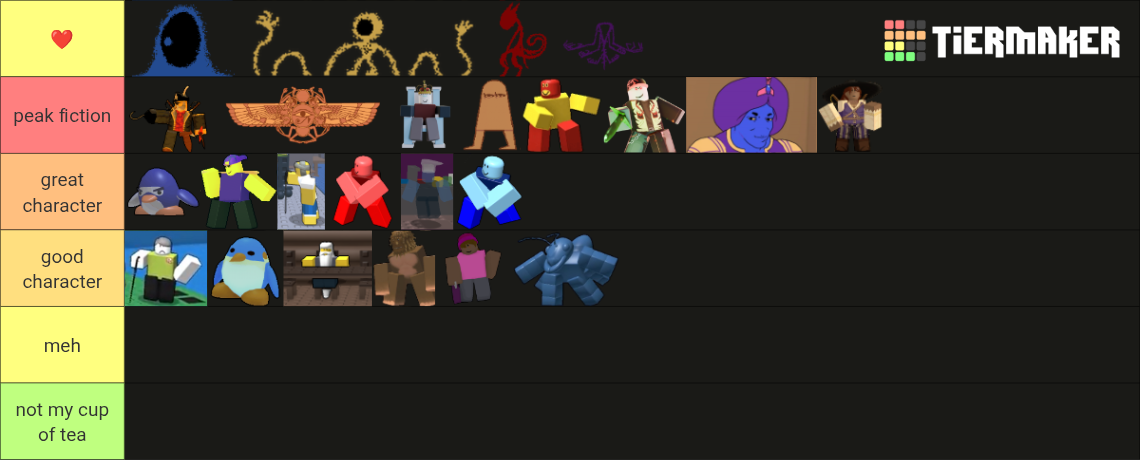 [Demo 4] Block Tales characters Tier List (Community Rankings) - TierMaker