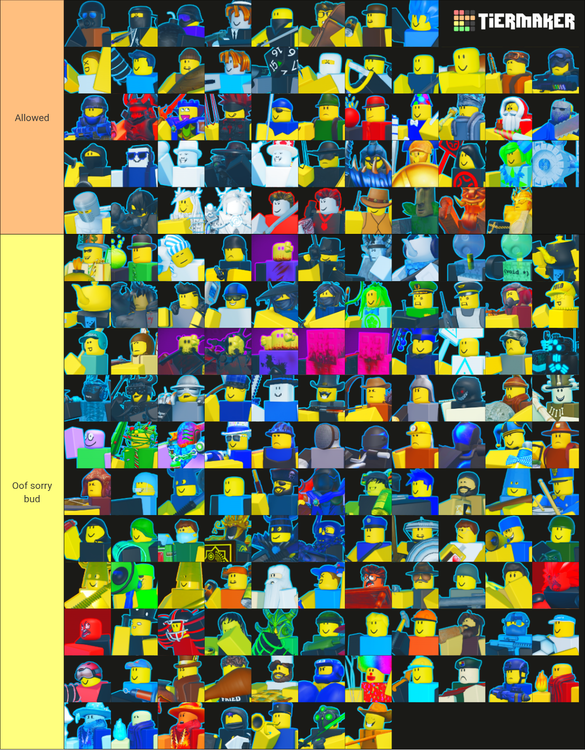 The Battle Bricks: Friendly Units [Royal Flush] Tier List (Community ...