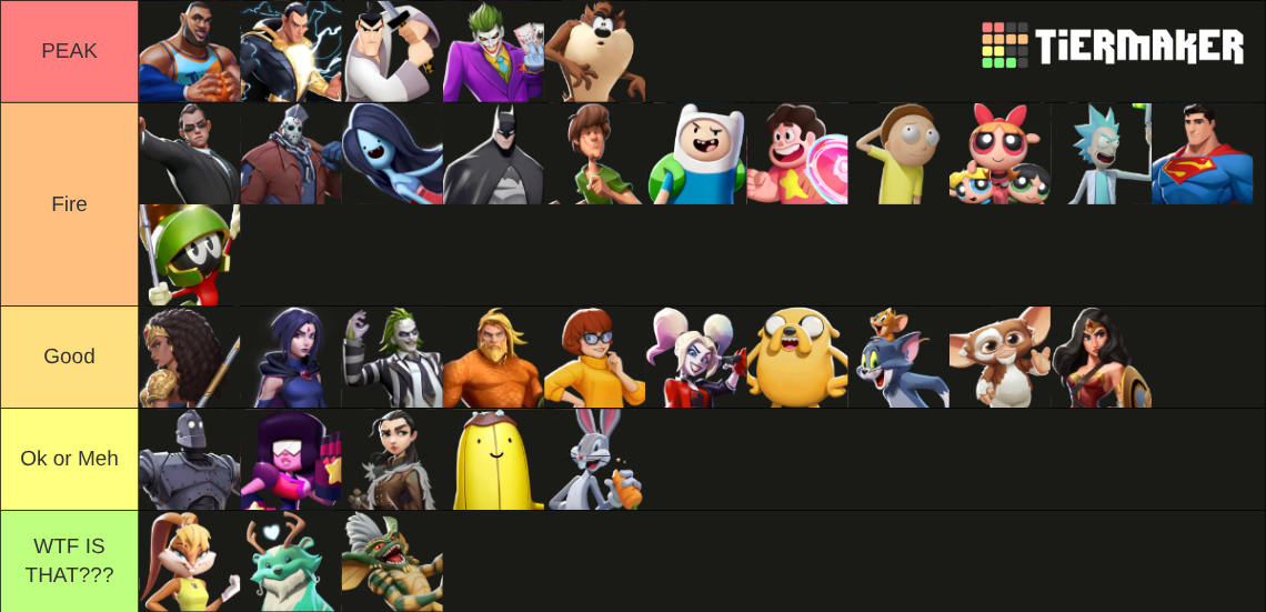 MultiVersus Characters Season 5 Tier List (Community Rankings) - TierMaker
