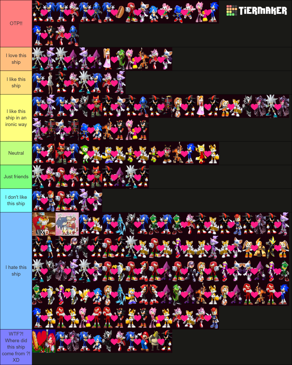 Sonic ships Tier List (Community Rankings) - TierMaker