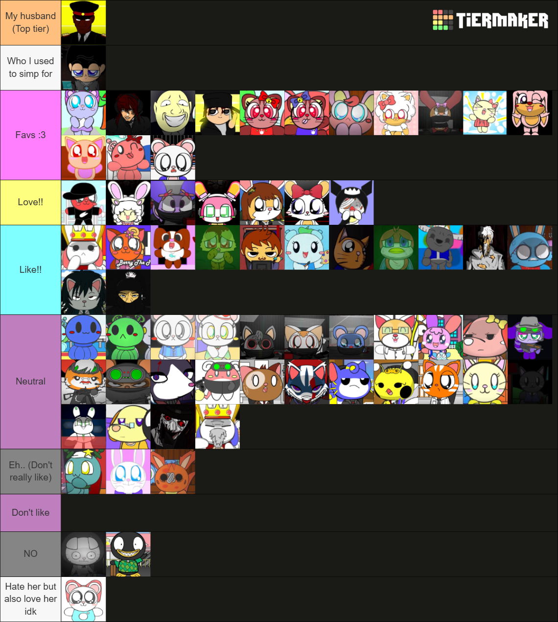 Pretty Blood All Characters Tier List (Community Rankings) - TierMaker