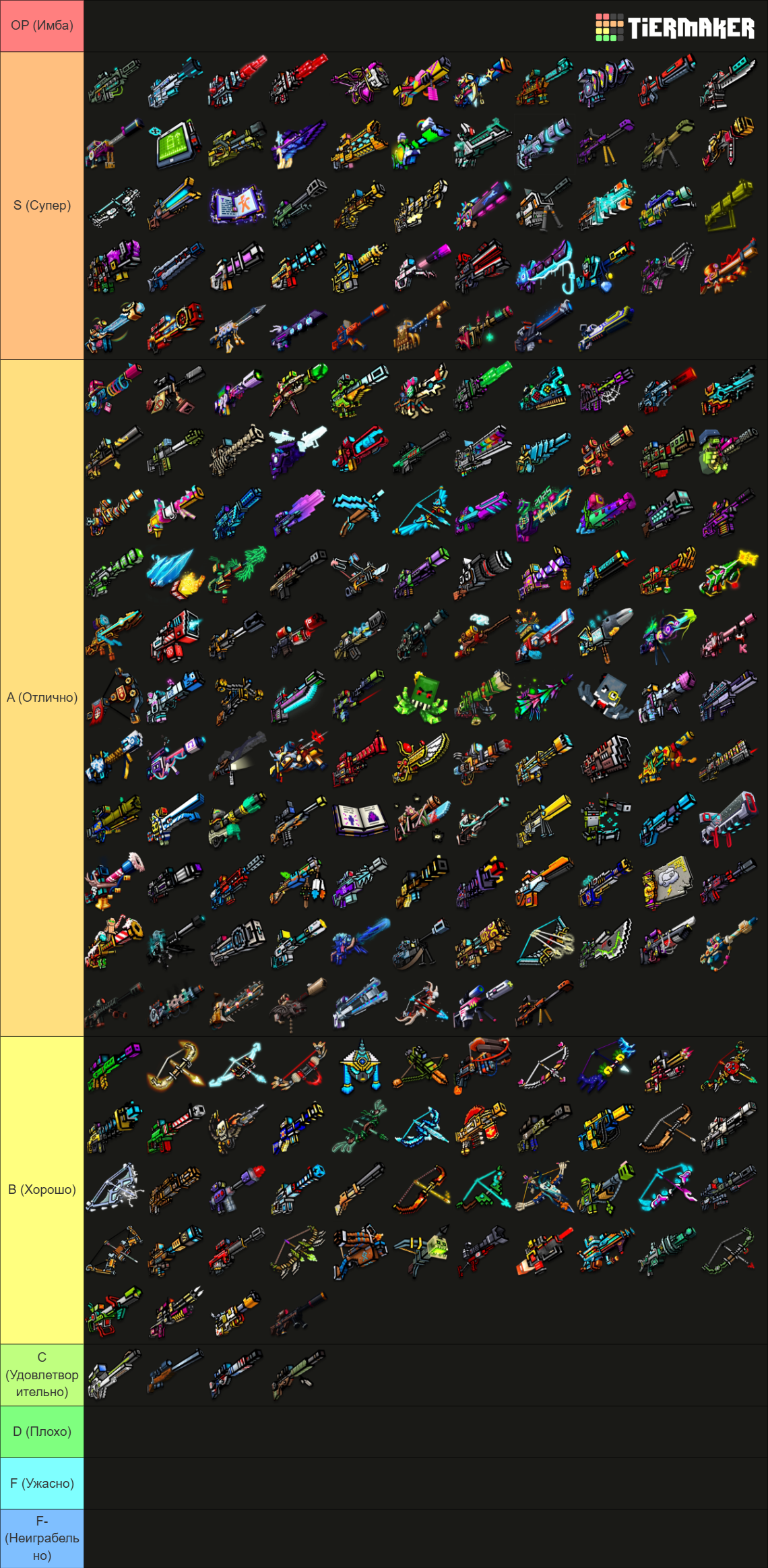 PG3D Sniper Weapons 2025 Tier List (Community Rankings) - TierMaker