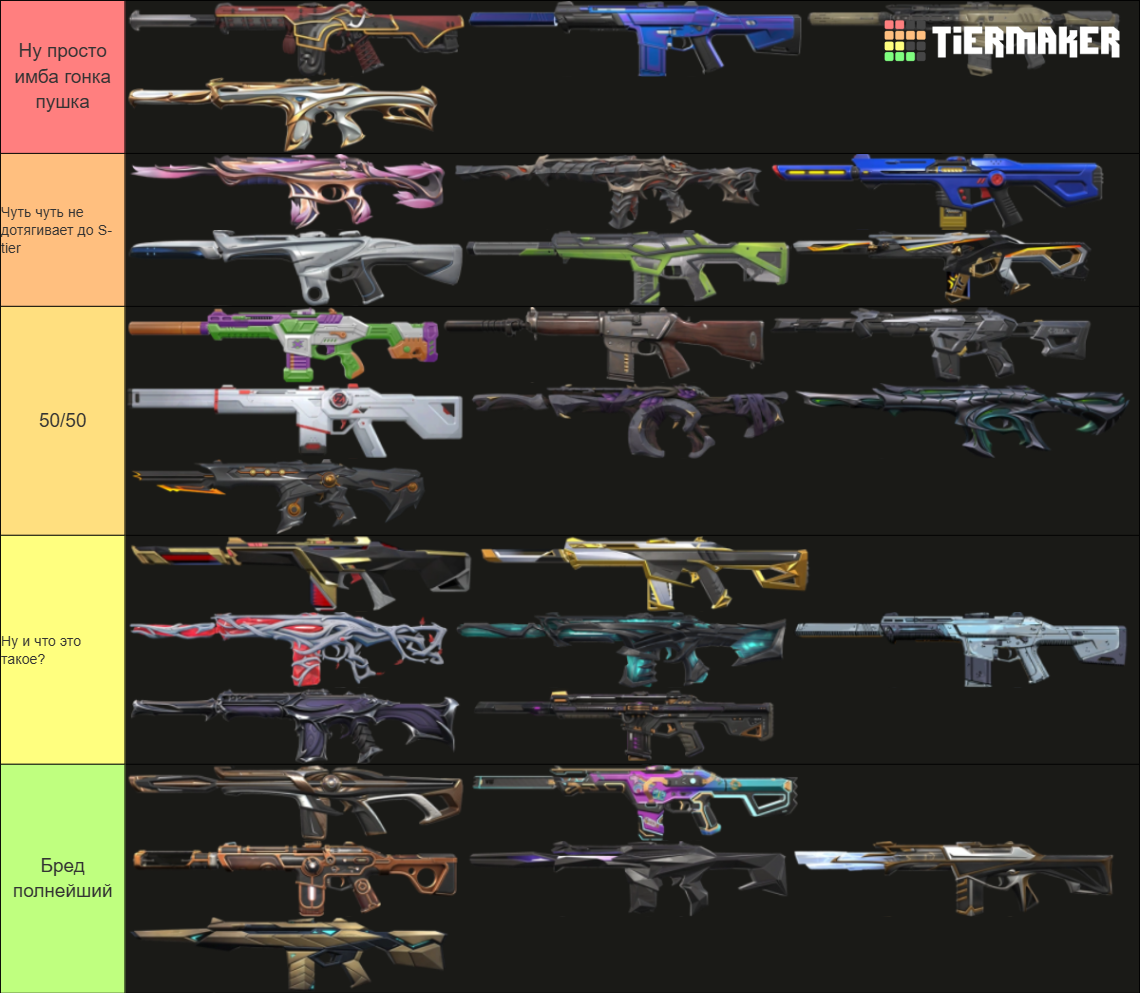 Valorant Phantom Skins (October 2025) Tier List (Community Rankings ...