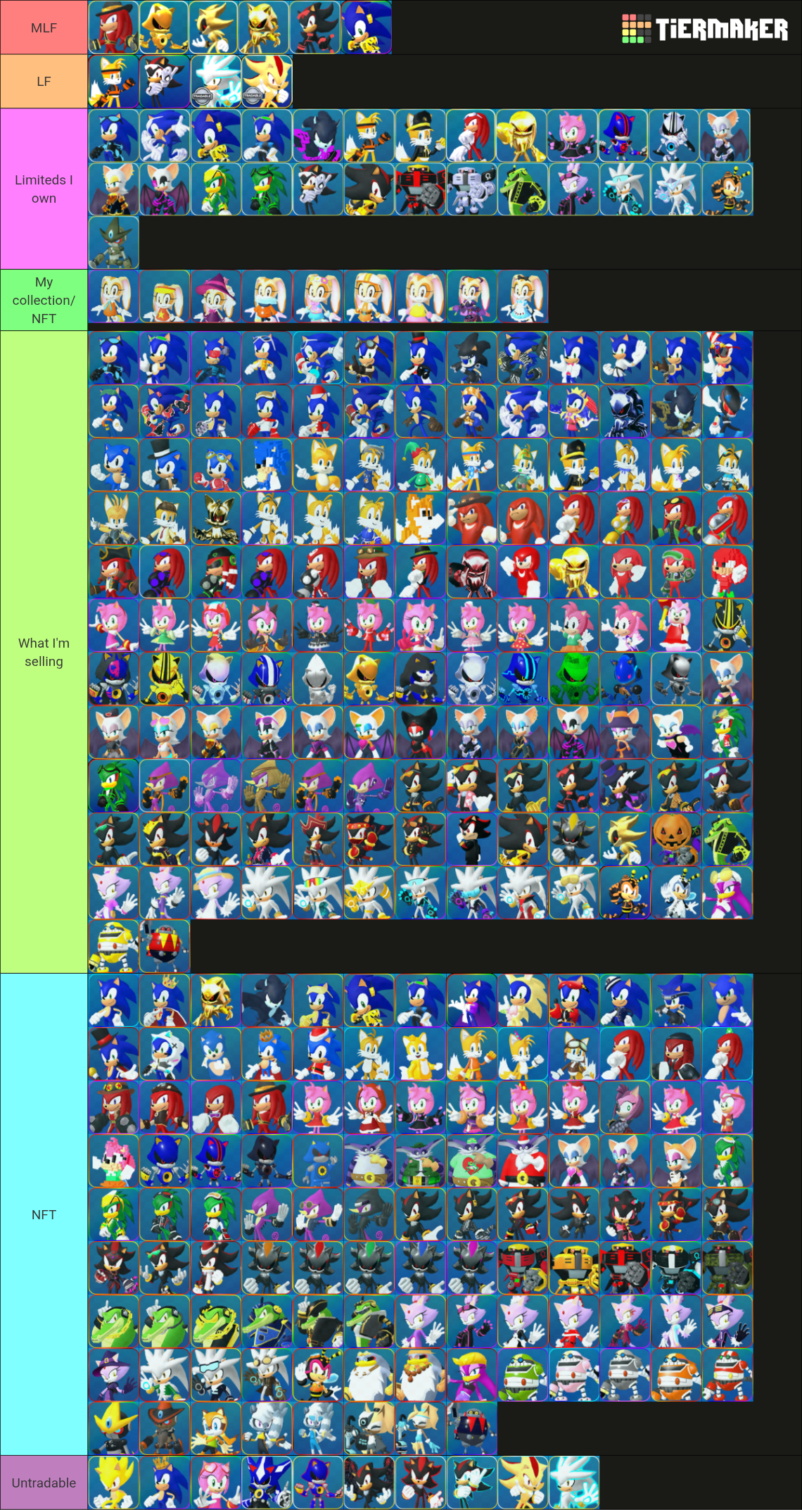 [Abandoned Oct 2025] Sonic Speed Sim Skins Release Order Tier List ...