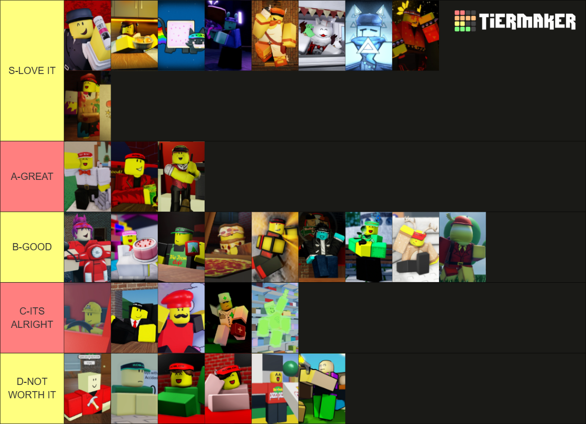 [MLG] Every Forsaken Skin Tier List (Community Rankings) - TierMaker