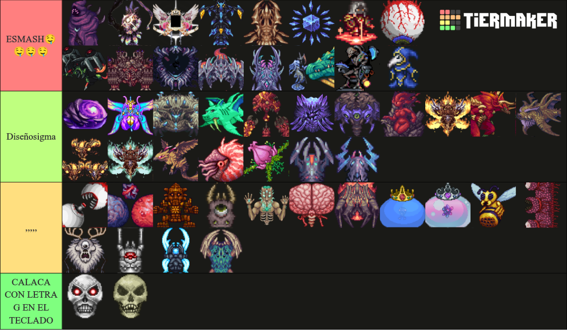 All Calamity Mod Bosses Tier List (Community Rankings) - TierMaker
