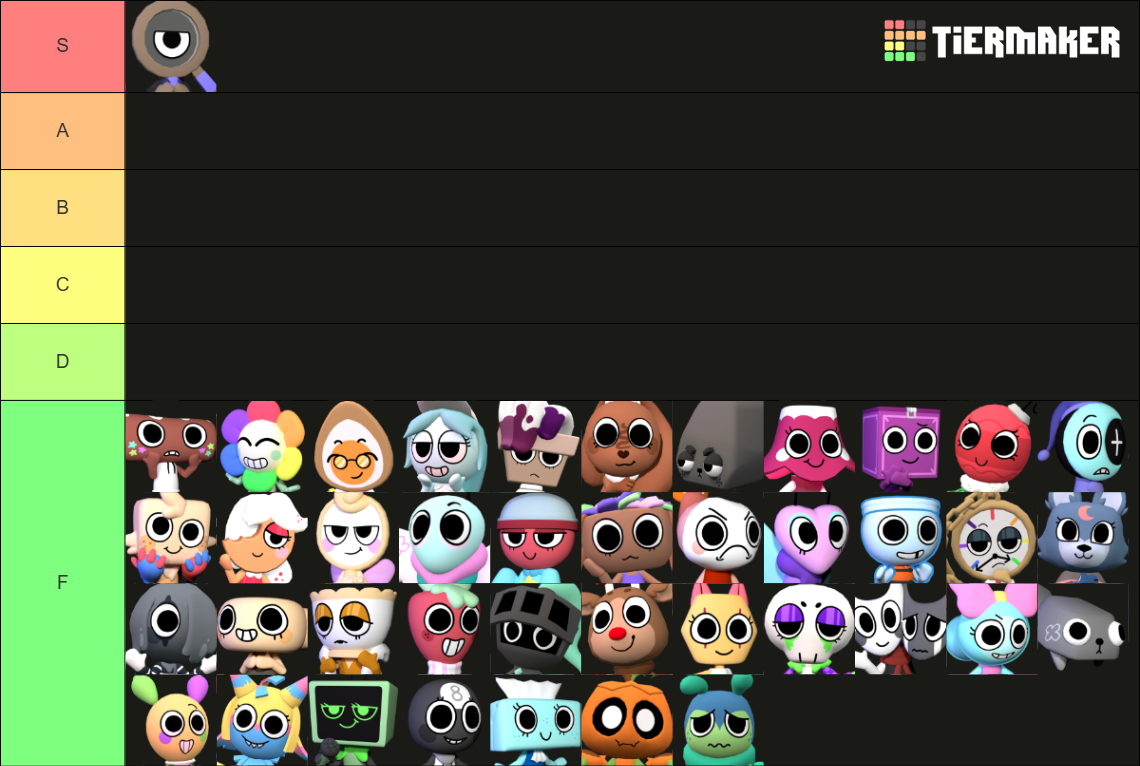 Dandys World Toons (Squirm) Tier List (Community Rankings) - TierMaker