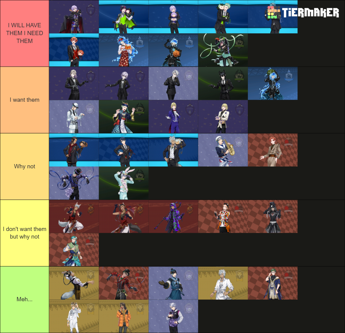 Disney Twisted Wonderland - cards Tier List (Community Rankings ...