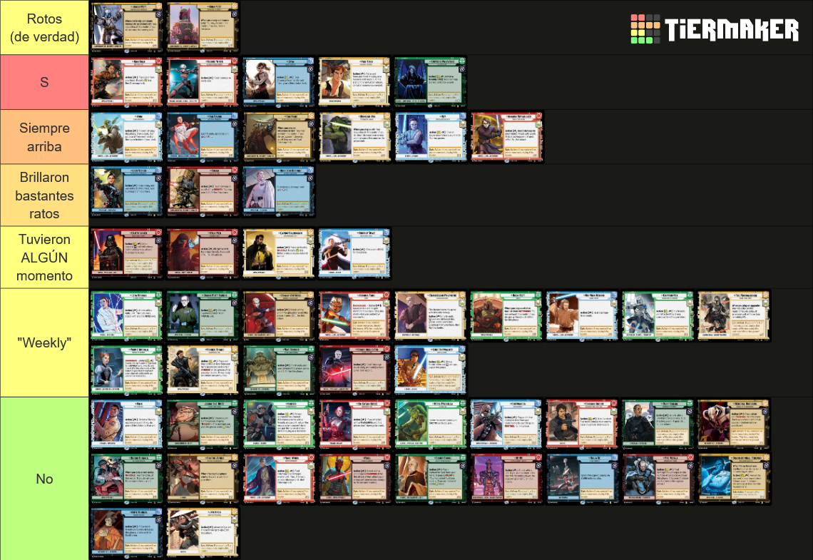 Star Wars Unlimited SWU Leaders Tier List (Community Rankings) - TierMaker