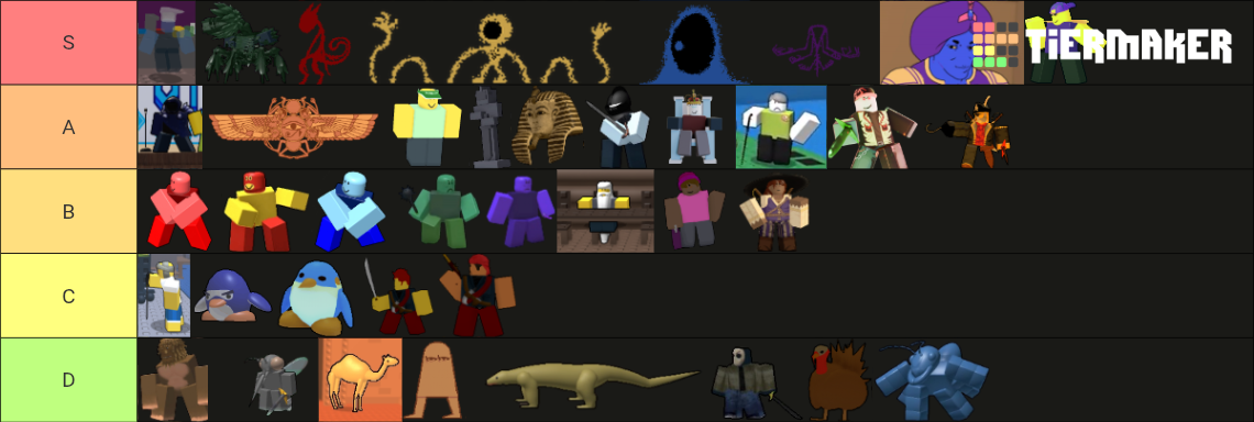 [Demo 4] Block Tales characters Tier List (Community Rankings) - TierMaker