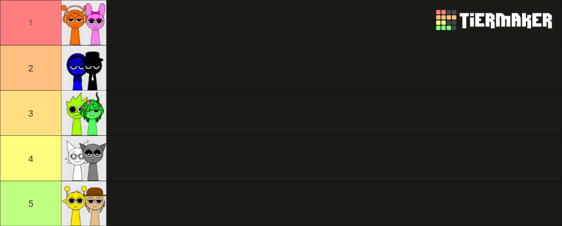 Sprunki Ship Tierlist Tier List (Community Rankings) - TierMaker