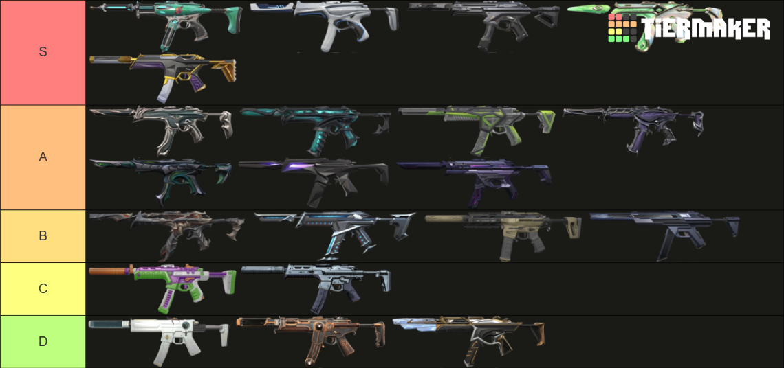 Valorant Spectre Skins (October 2025) Tier List (Community Rankings ...