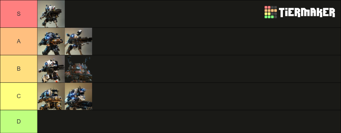 Titanfall 2 Titans Tier List (Community Rankings) - TierMaker