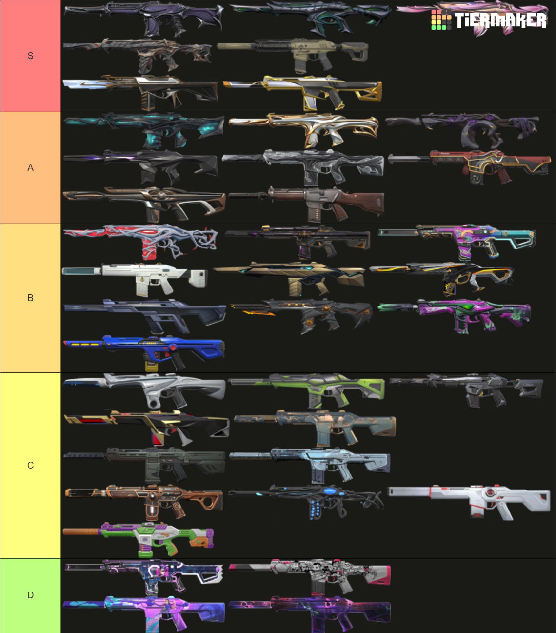 Valorant Phantom Skins (September 2025) Tier List (Community Rankings ...