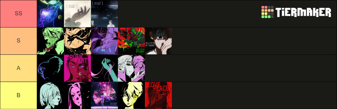 ALIEN STAGE All Songs (Covers Included) Tier List (Community Rankings ...