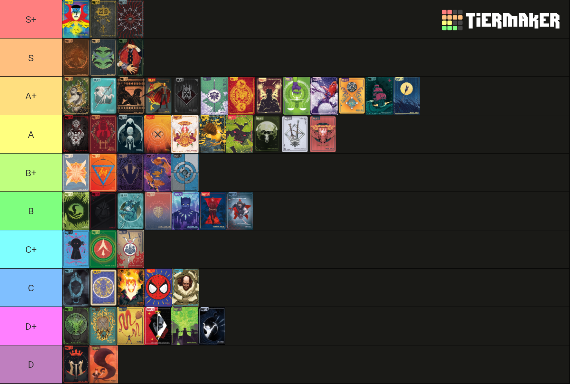 Unmatched Fighter [Cardbacks] (July 2025) Tier List (Community Rankings) - TierMaker