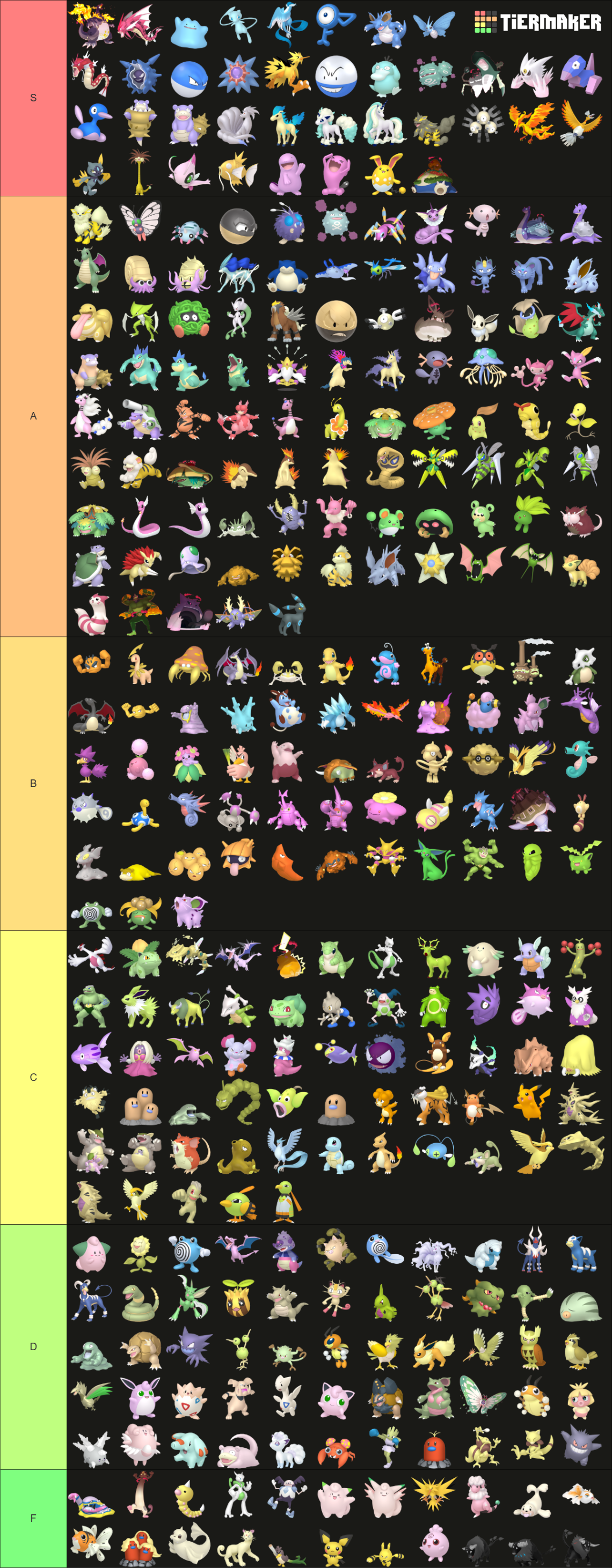 Shiny Pokemon Tier List (Community Rankings) - TierMaker