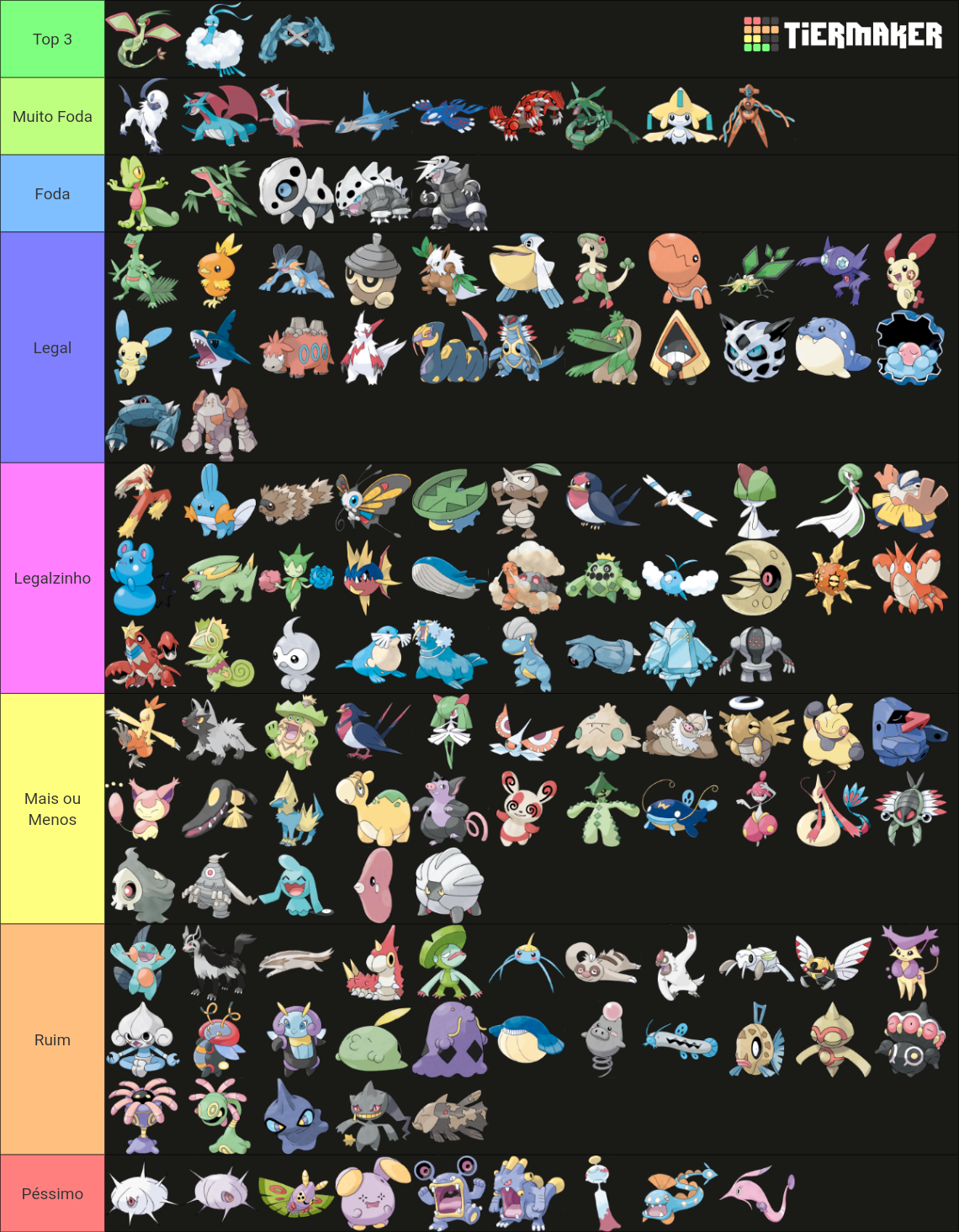 Hoenn Pokemon Tier List (Community Rankings) - TierMaker