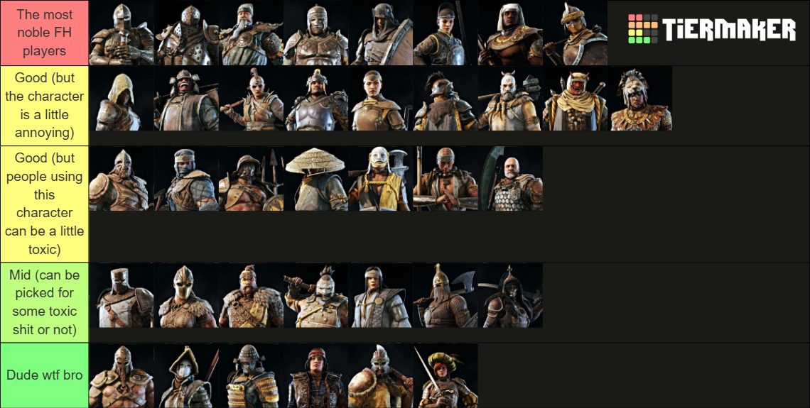 For Honor Heroes 2025 Vertuosa Y9S3 Tier List (Community Rankings ...