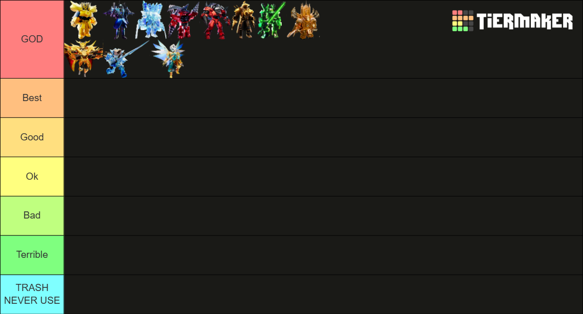 Ultimate Units TTD Tier List (Community Rankings) - TierMaker