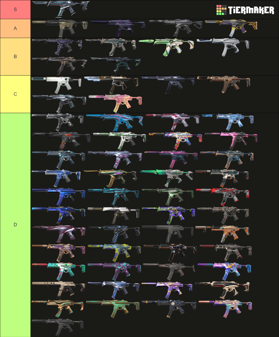 Valorant Spectre Skins (December 2025) Tier List (Community Rankings ...