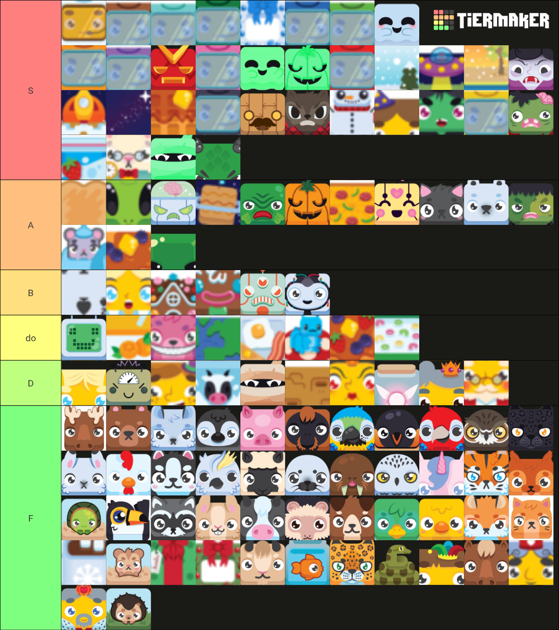 Blooket Blooks Tier List (Community Rankings) - TierMaker