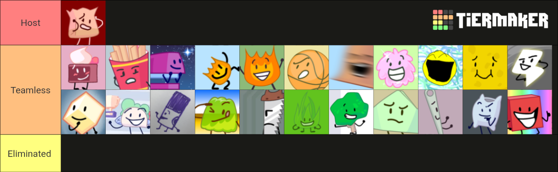 All 64 BFB Characters Tier List (Community Rankings) - TierMaker