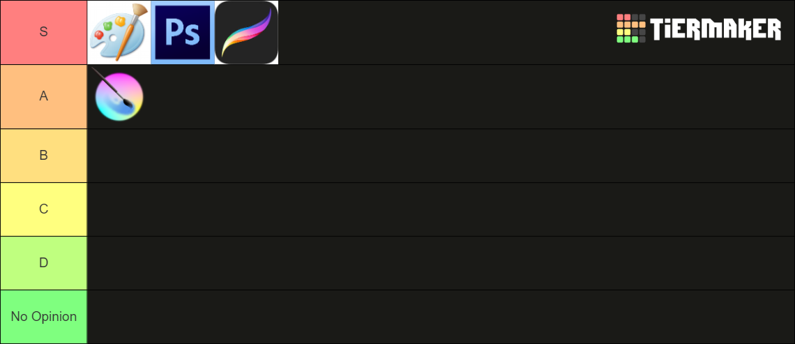 Drawing Program Tier List (Community Rankings) - TierMaker