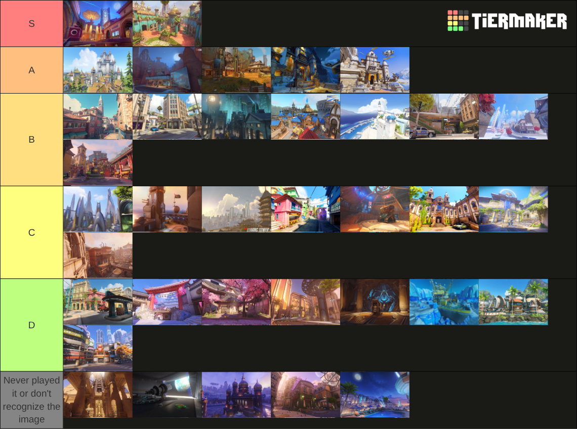 Overwatch 2 All Maps Tier List (Community Rankings) - TierMaker