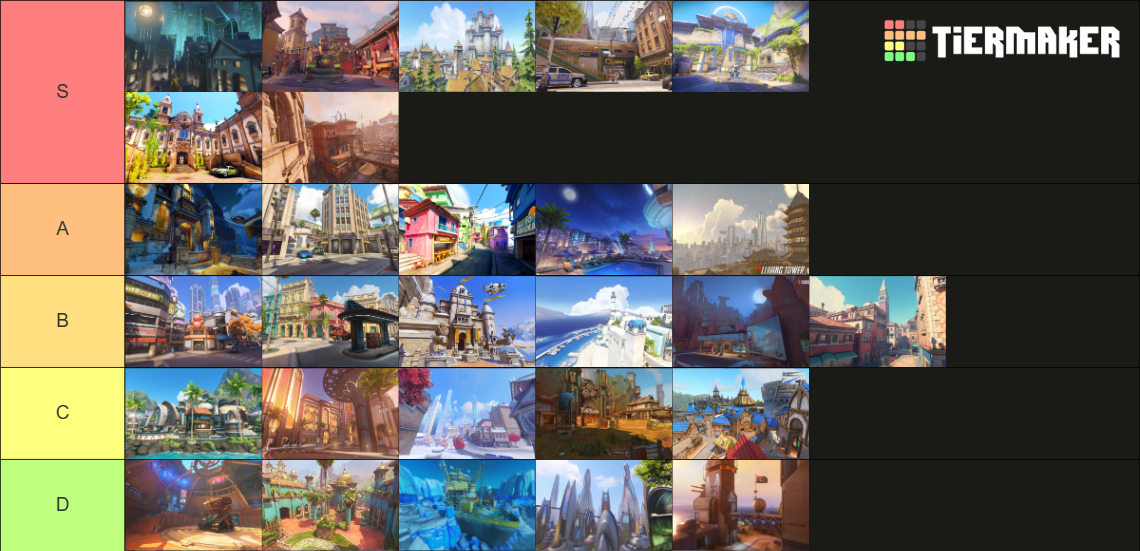 Overwatch 2 All Maps Tier List (Community Rankings) - TierMaker