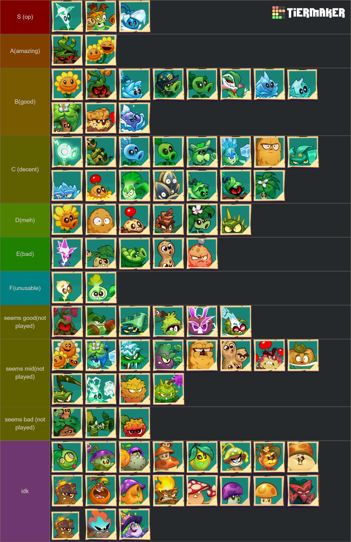 PvZ3 Evolved Tier List (Community Rankings) - TierMaker